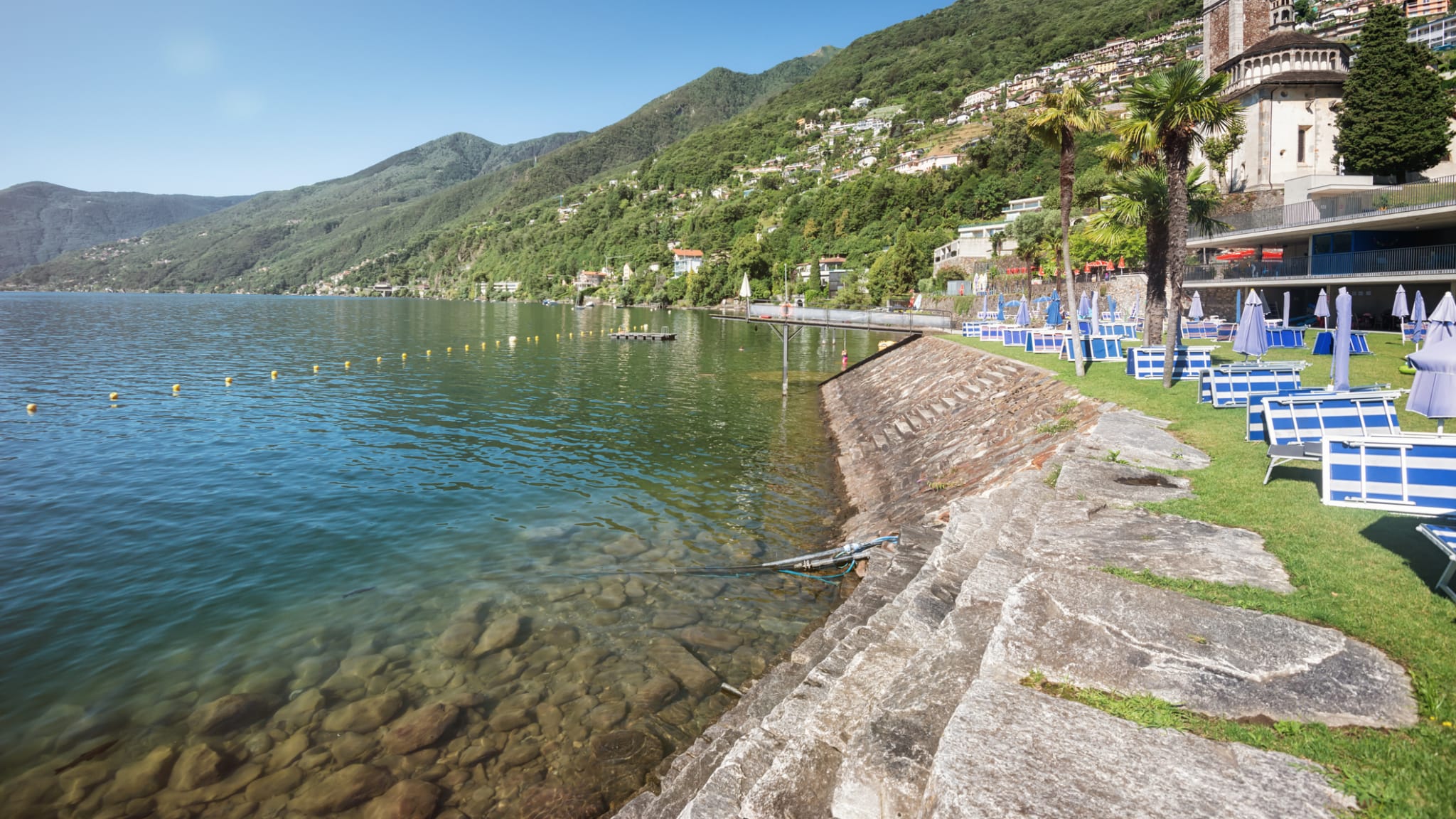 Die schönsten Strände am Lago Maggiore