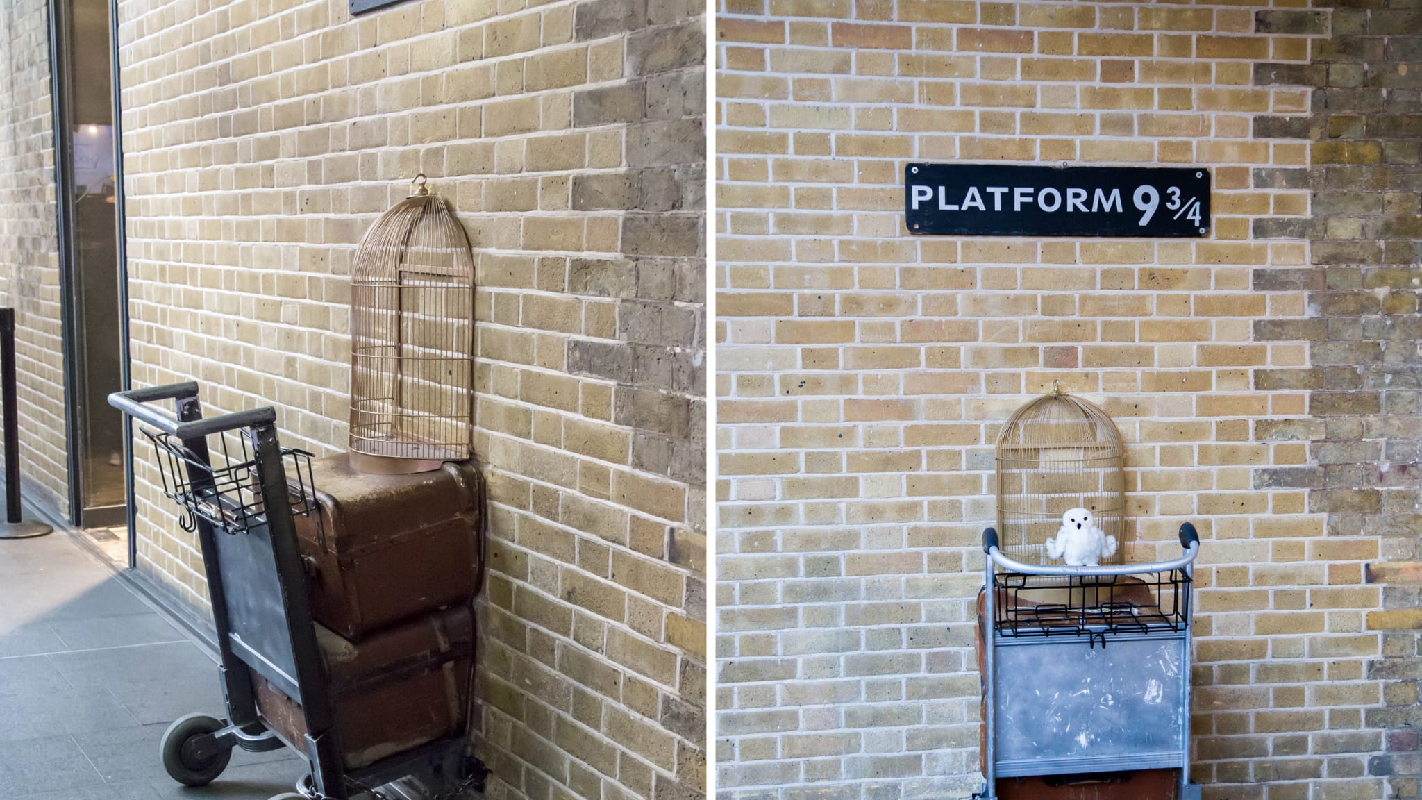 Gleis 9 3/4 in London: Kult für Harry-Potter-Fans