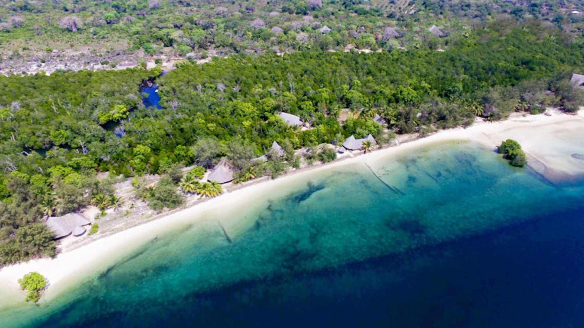 Funzi Island: Strand in Kenia
