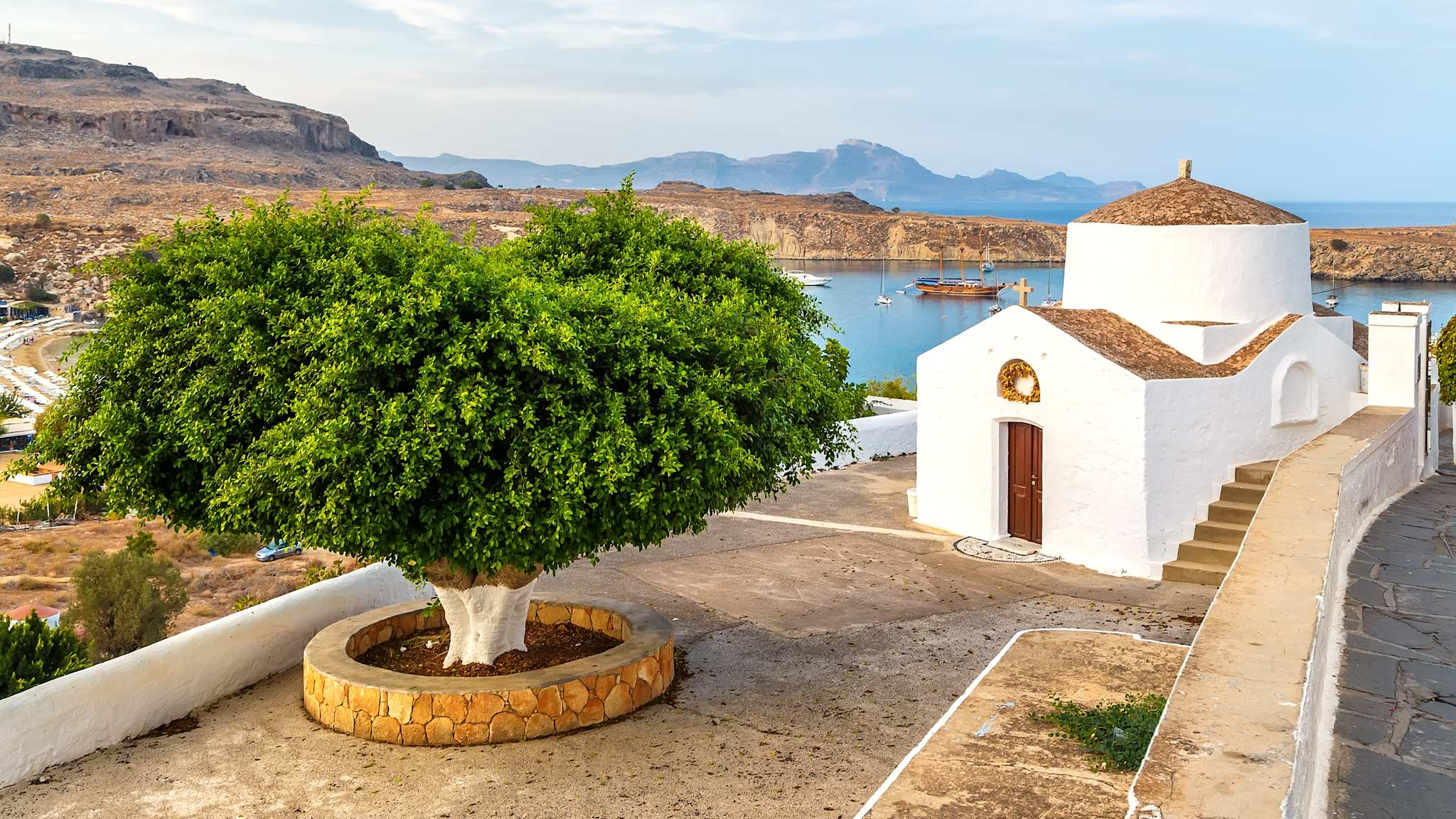 Lindos Beach: Strand auf Rhodos