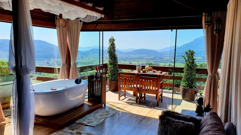 Chalé da Montanha com Ofurô (Palhoca): Alle Infos zum Hotel