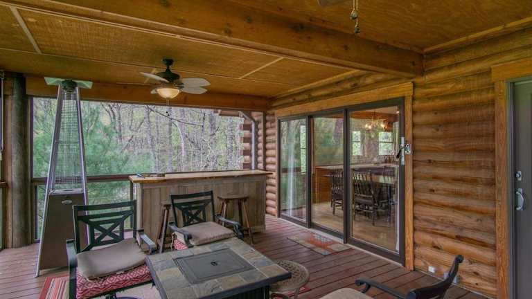 Blissful Bears Mountain · Blissful Bear Cabin, Long Range View 2 ...