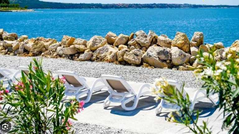 Ocean Beauty Beachfront Boat House in Portorož with Sea View and ...