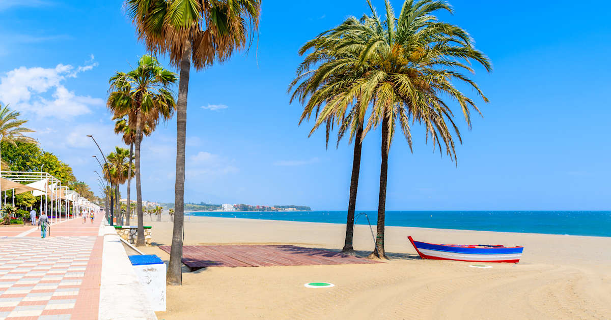 Wunderschne Seebad An Der Costa Del Sol Ebenbild