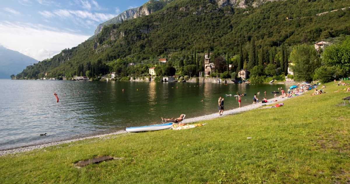 Die besten Strände für Familien am Comer See