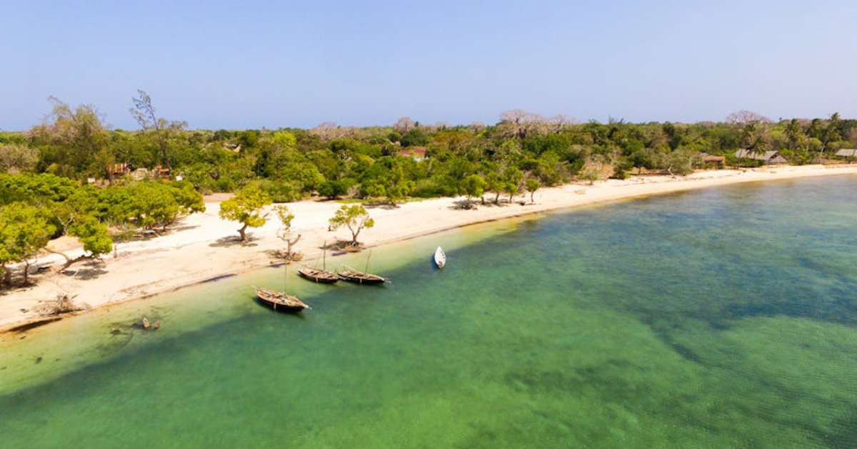 Funzi Island: Strand in Kenia