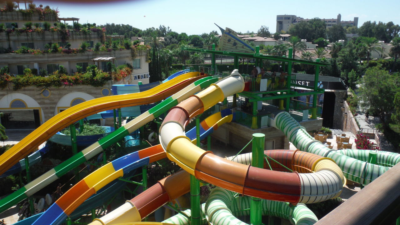 "Rutschen" Crystal Sunset Luxury Resort & Spa (Side - Kumköy ...