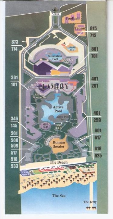 "Übersichts-Plan der ganzen Anlage" Royal Albatros Moderna (Nabq Bay ...