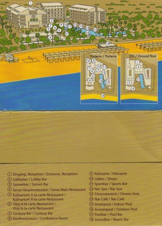 "Hotel - Lage - Plan ( Guest Map )" TUI BLUE Side (Evrenseki ...