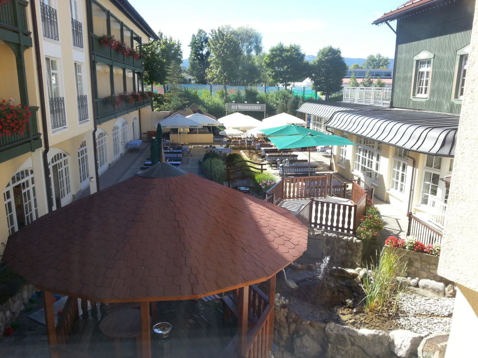 "Biergarten" Best Western Premier Hotel Bayerischer Hof Miesbach ...