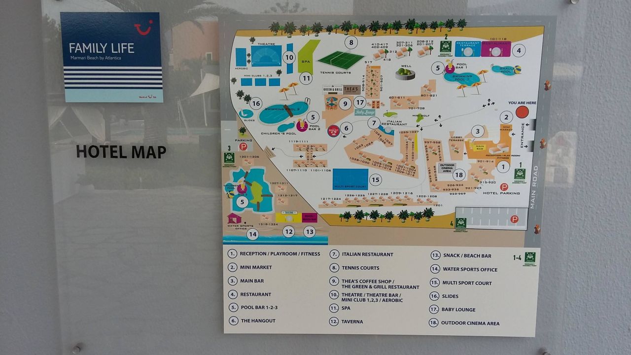 "Hotel Map" Atlantica Marmari Beach (Marmari) • HolidayCheck (Kos ...