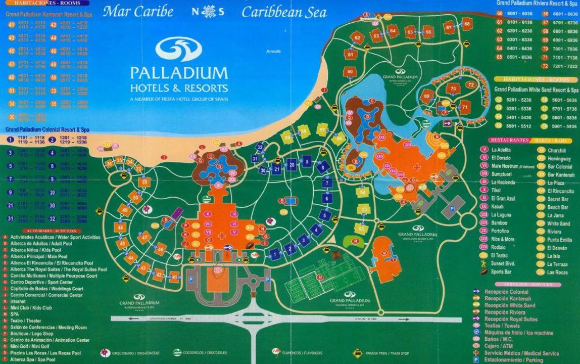 Grand Palladium Colonial Resort Map Grand Palladium Punta Cana Resort