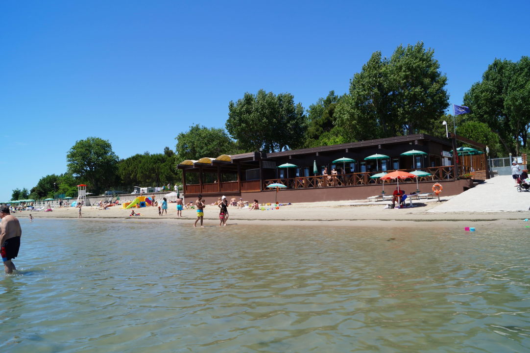 "Strand des Campingplatzes" Villaggio Residence Punta Spin (Grado ...