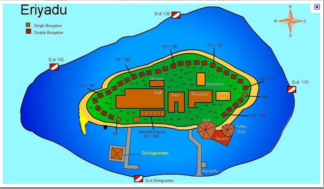 "Eriyadu island map" Eriyadu Island Resort (Gaafaru) • HolidayCheck ...