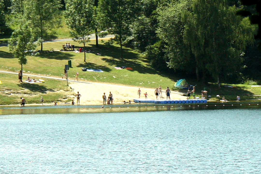 "Der Badestrand am Silbersee" Ferienwohnpark Silbersee (Frielendorf ...