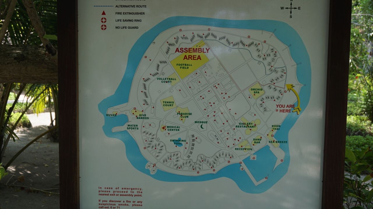 Bandos maldives карта отеля