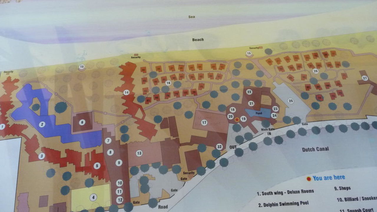 "Lageplan Zimmer/Bungalows" Club Hotel Dolphin (Waikkal) • HolidayCheck ...