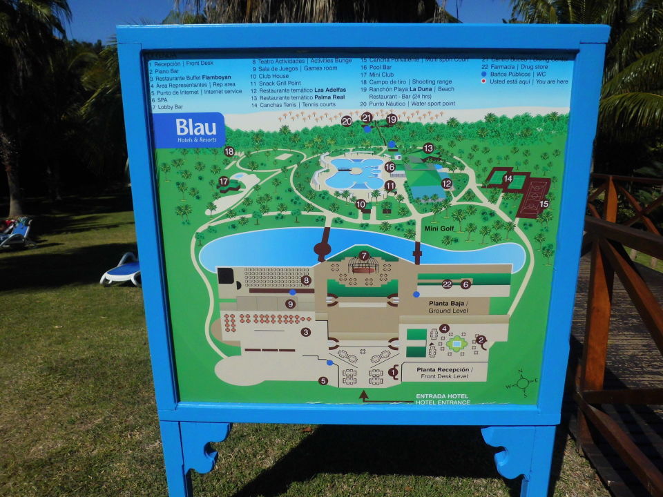 "Lageplan im Blau Varadero" Blau Varadero Hotel - Adults only (Varadero ...