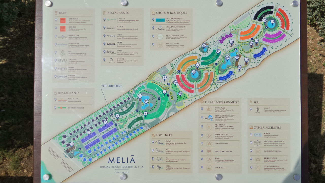 "Der Hotel-Plan" Melia Dunas Beach Resort & Spa (Santa Maria ...