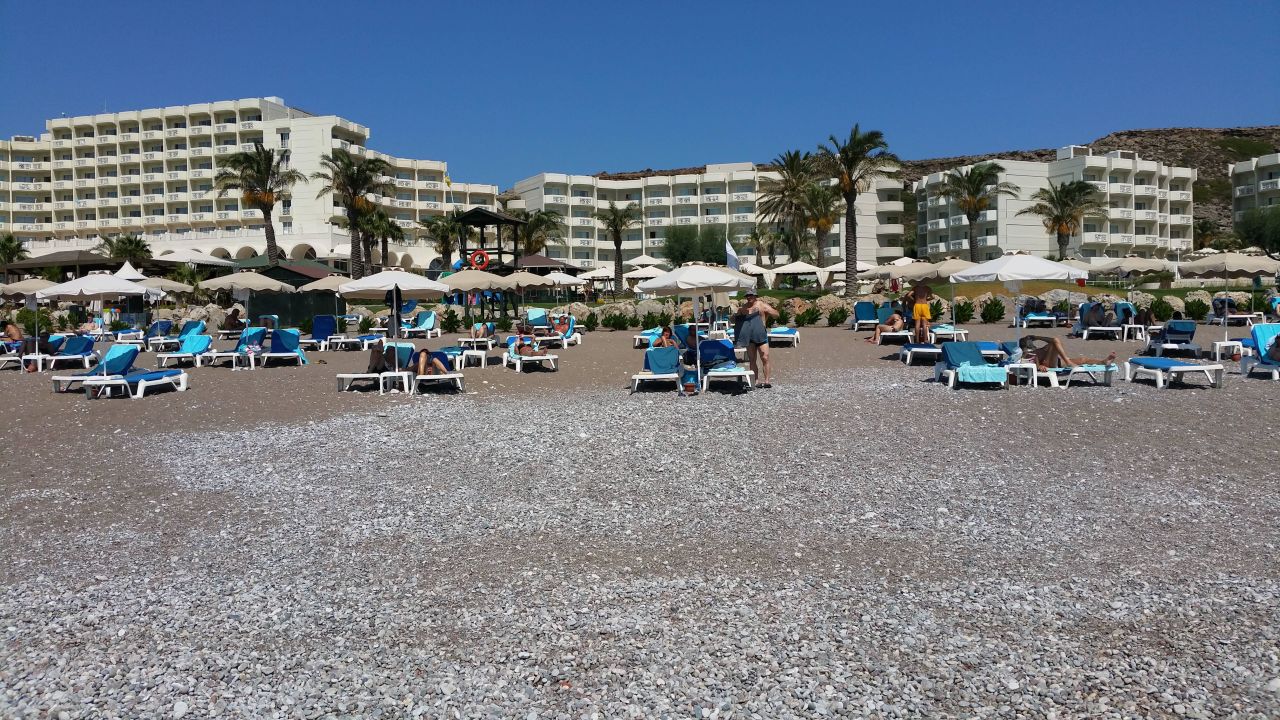 "Blick vom Meer auf das tolle Hotel" Rodos Palladium Leisure & Wellness ...