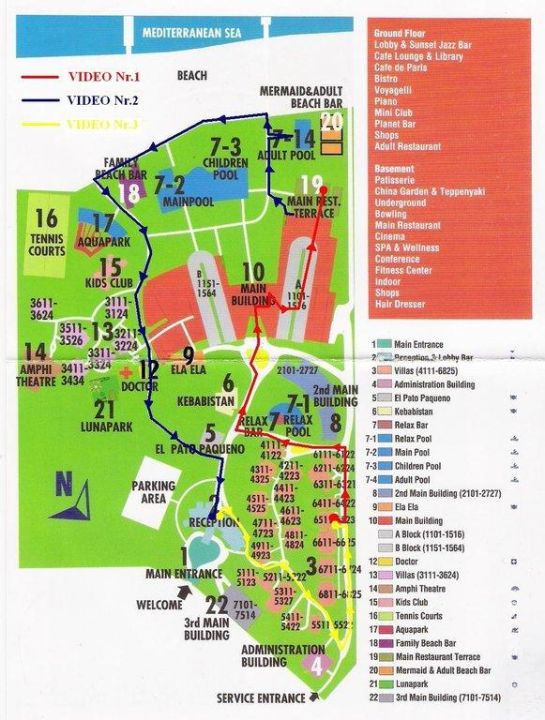 "Karte vom Hotel" Voyage Belek Golf & Spa (Belek) • HolidayCheck ...