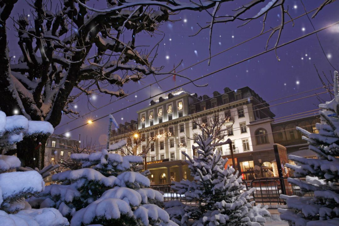 "Aussenansicht Winter" Hotel Schweizerhof Luzern (Luzern ...