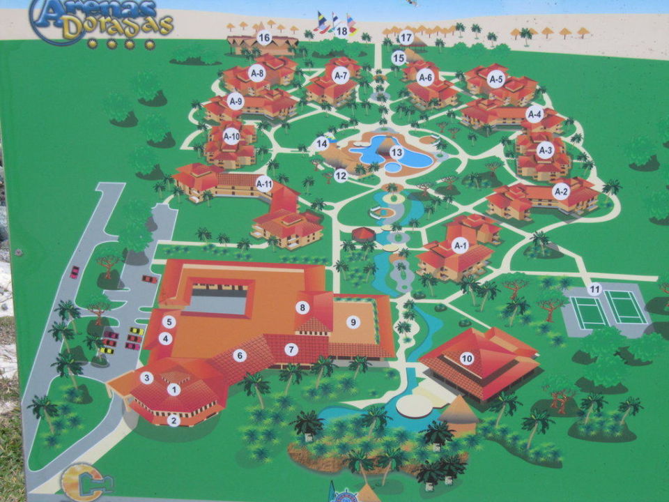 "Lageplan Arenas Doradas" Hotel Roc Arenas Doradas (Varadero ...