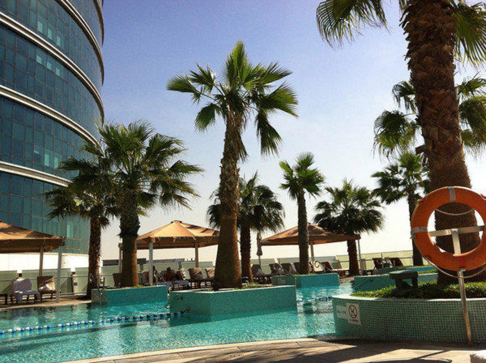 "Swimming pool on the Intercontinental side" InterContinental Dubai ...