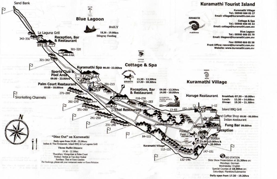 "Inselplan" Kuramathi Maldives (Rasdhoo) • HolidayCheck (Alif Alif ...