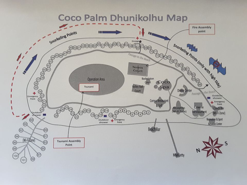 "Inselplan" Coco Palm Dhuni Kolhu (Eydhafushi) • HolidayCheck (Baa ...