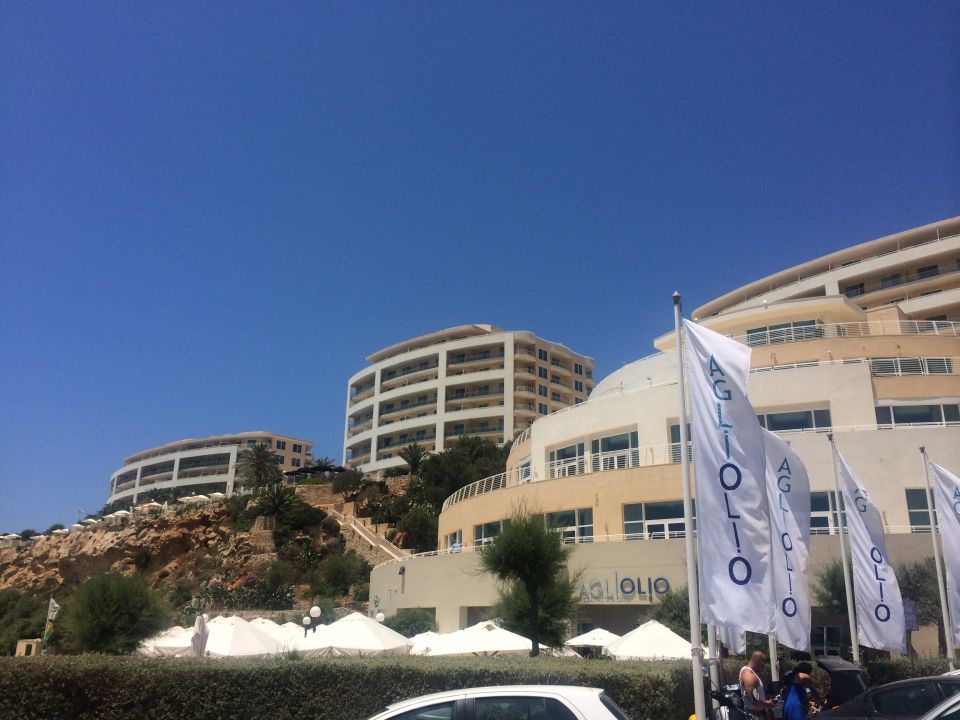 "Blick vom Strand auf das Hotel" Radisson Blu Resort & Spa Malta Golden ...