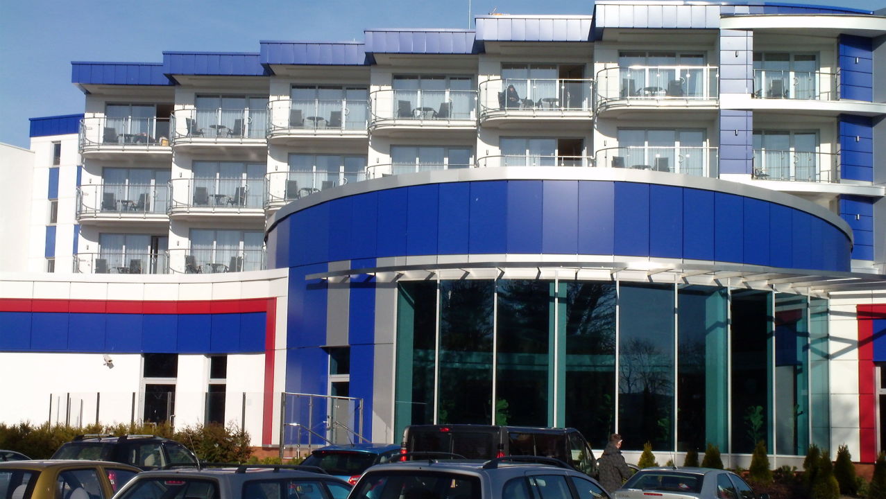 "Zimmer 412 = oben zweite von links" Hotel Wellness & Spa Unitral ...