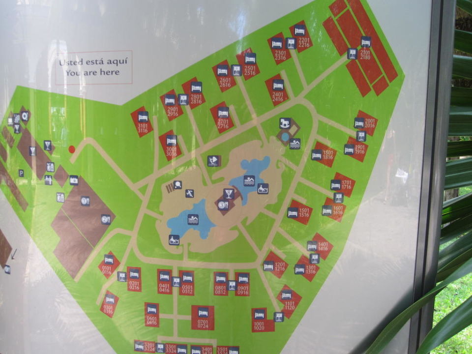 "Lageplan" Hotel Riu Tequila (Playa del Carmen / Playacar ...