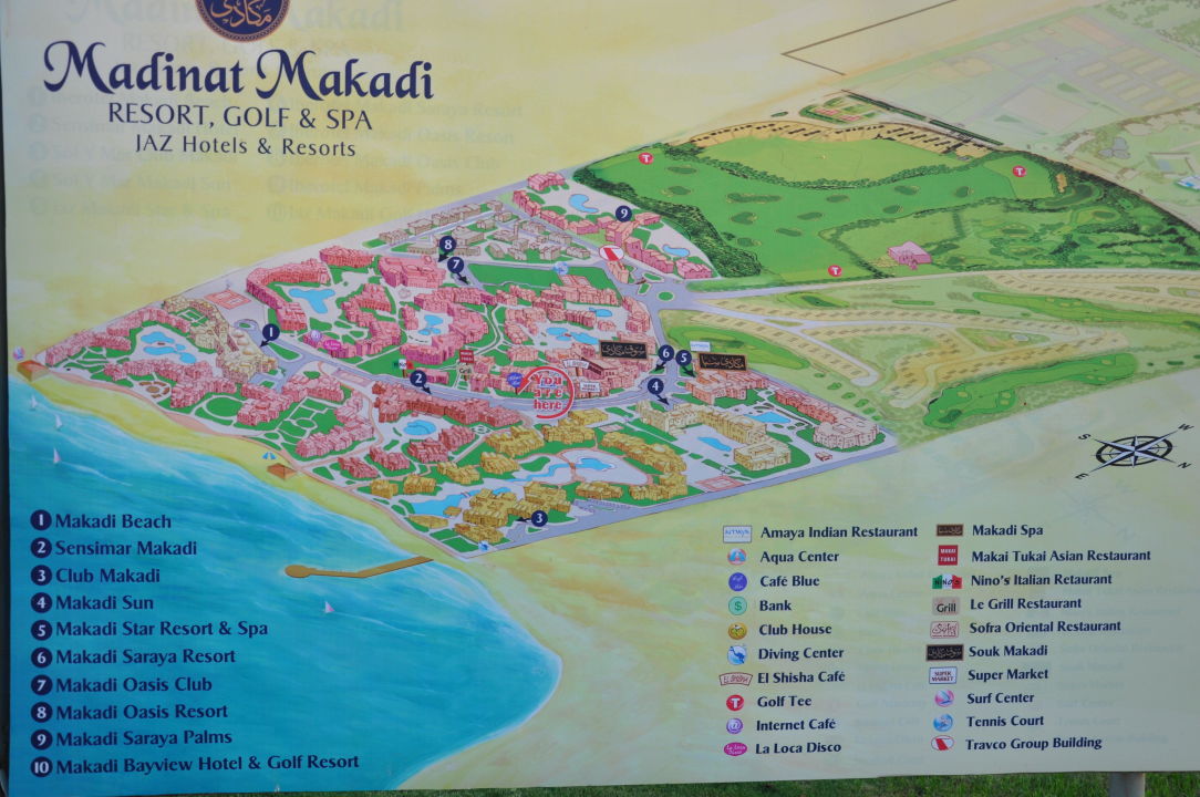 "Plan Makadi" Jaz Makadi Saraya Resort (Makadi Bay) • HolidayCheck ...