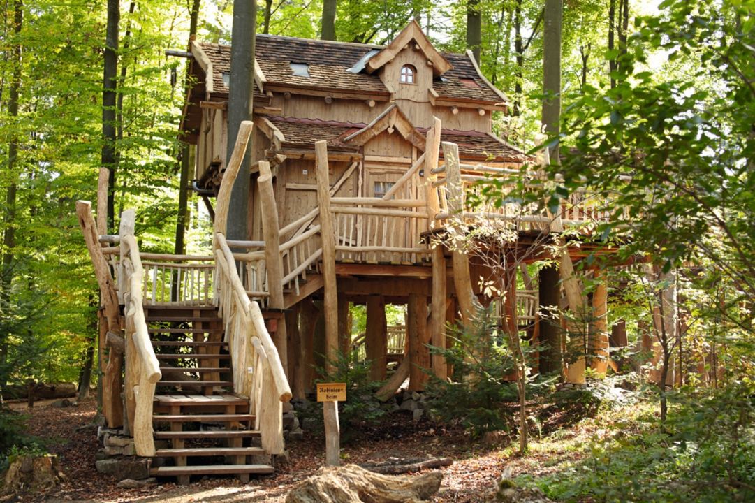 "Außenansicht" Natur-Resort Tripsdrill - Baumhäuser (Cleebronn ...