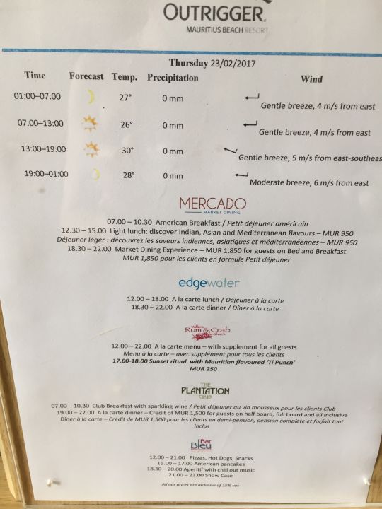 "Restaurant" Outrigger Mauritius Beach Resort (Bel Ombre ...