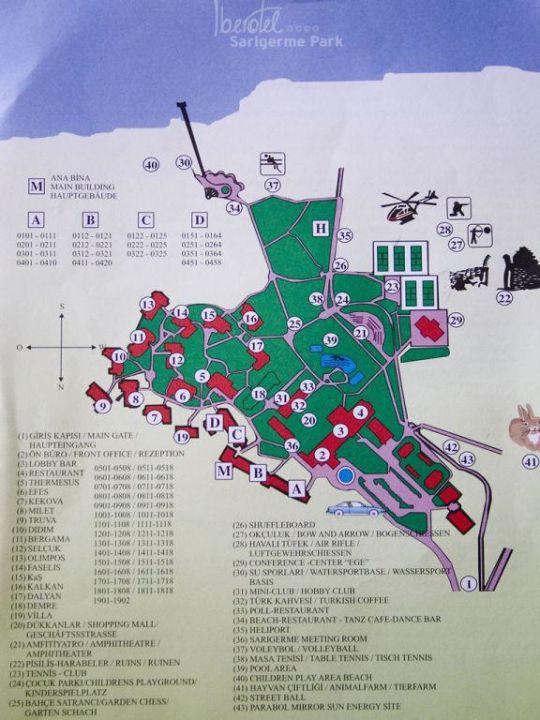 "Lageplan" TUI BLUE Sarigerme Park (Sarigerme) • HolidayCheck ...