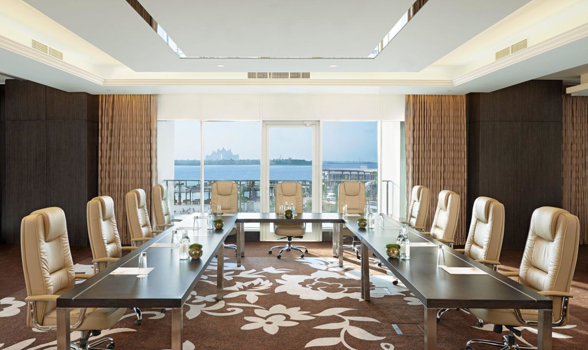 "8 naturally-lit meeting rooms" Waldorf Astoria Dubai Palm Jumeirah ...