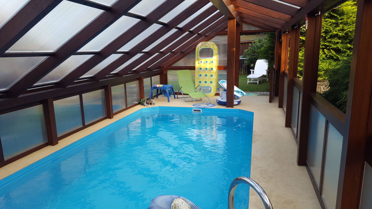 "Pool vom Ferienhaus am Muselweg " Ferienhaus Am Muselweg (Gohrisch ...