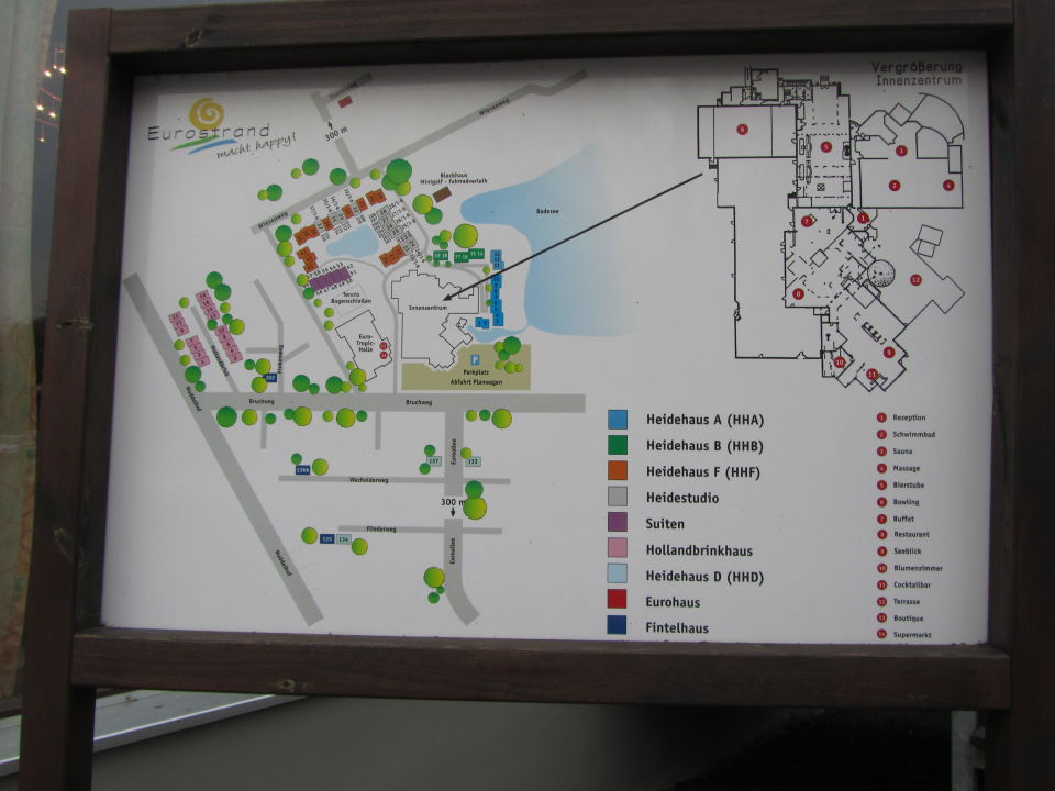 "Gesamtlageplan Eurostrand Fintel" Eurostrand Resort Lüneburger Heide ...