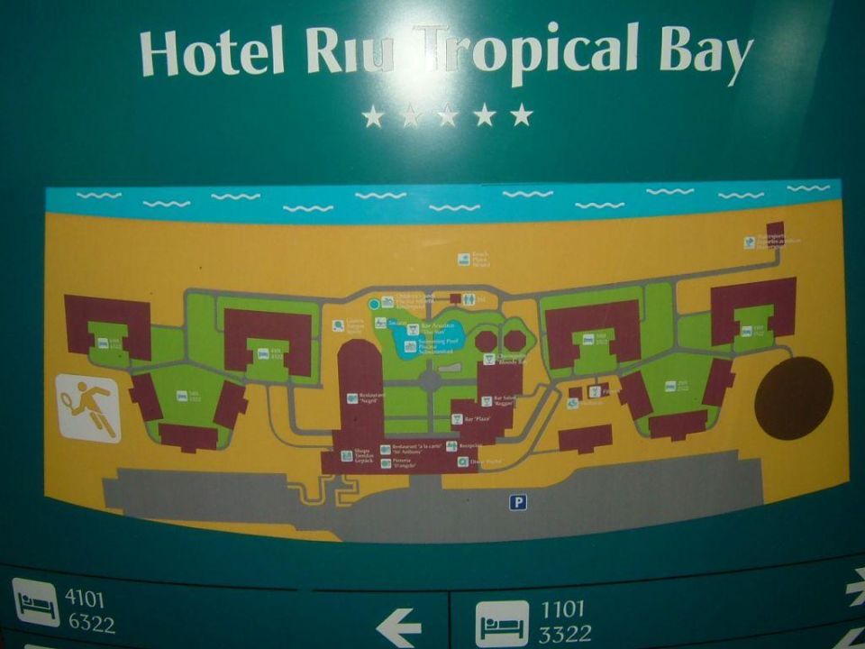 "Lageplan RIU Tropical Bay" Hotel Riu Palace Tropical Bay (Negril ...