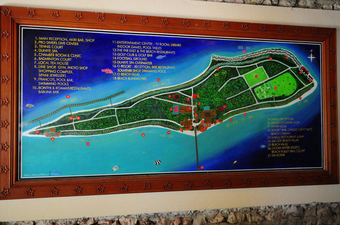 "Inselplan" Kuredu Island Resort & Spa (Hinnavaru) • HolidayCheck ...