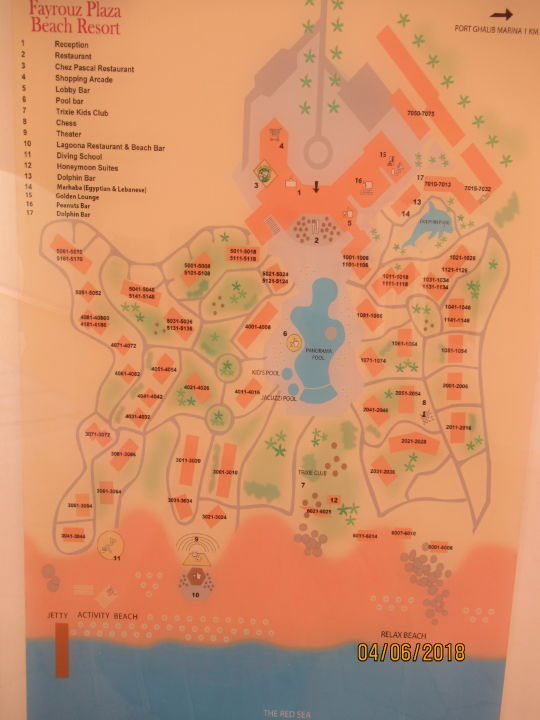 "Lageplan" Three Corners Fayrouz Plaza Beach Resort (Marsa Alam ...