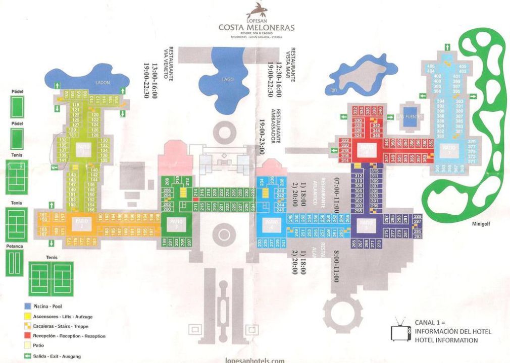 "Hotel plan" Lopesan Costa Meloneras Resort, Spa & Casino (Meloneras ...