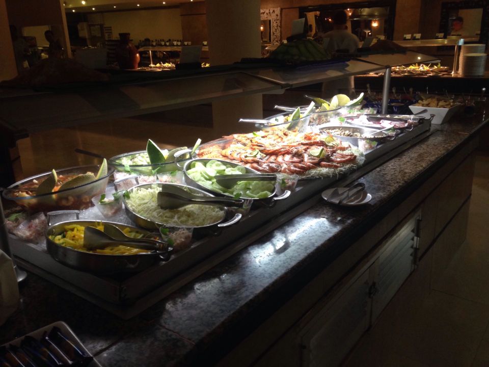 "Buffet" Sandos Playacar Beach Resort (Playa del Carmen / Playacar ...
