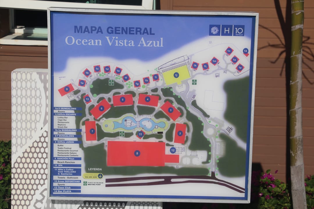"Lageplan" Playa Vista Azul (Varadero) • HolidayCheck (Varadero | Kuba)