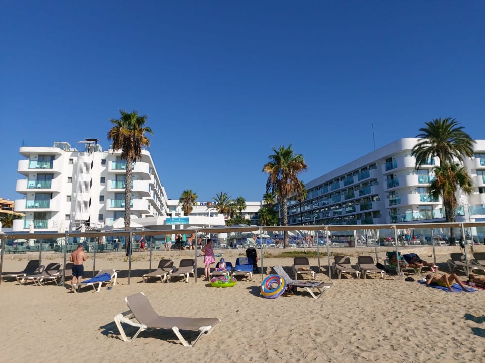 "Blick vom Strand auf das ..." Hotel Best Maritim (Cambrils ...