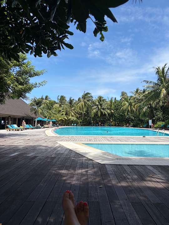 "Großer Pool an der DhoniB..." Canareef Resort Maldives (Maradhoo ...