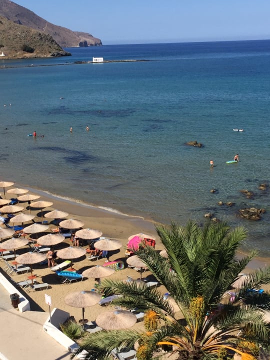 "Blick auf den Strand " Corissia Beach Hotel (Georgioupolis ...