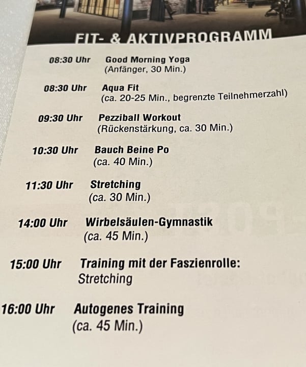 "Tagesprogramm " Wellness- & Sporthotel Jagdhof (Röhrnbach ...